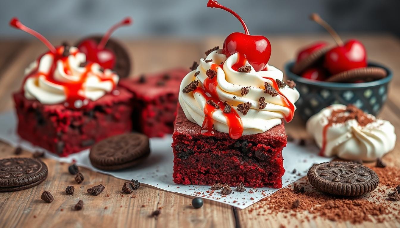 Decadent Red Velvet Brownie Sundae Recipe