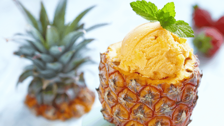 Creamy Pineapple Ice Cream recipe: A Tropical Treat